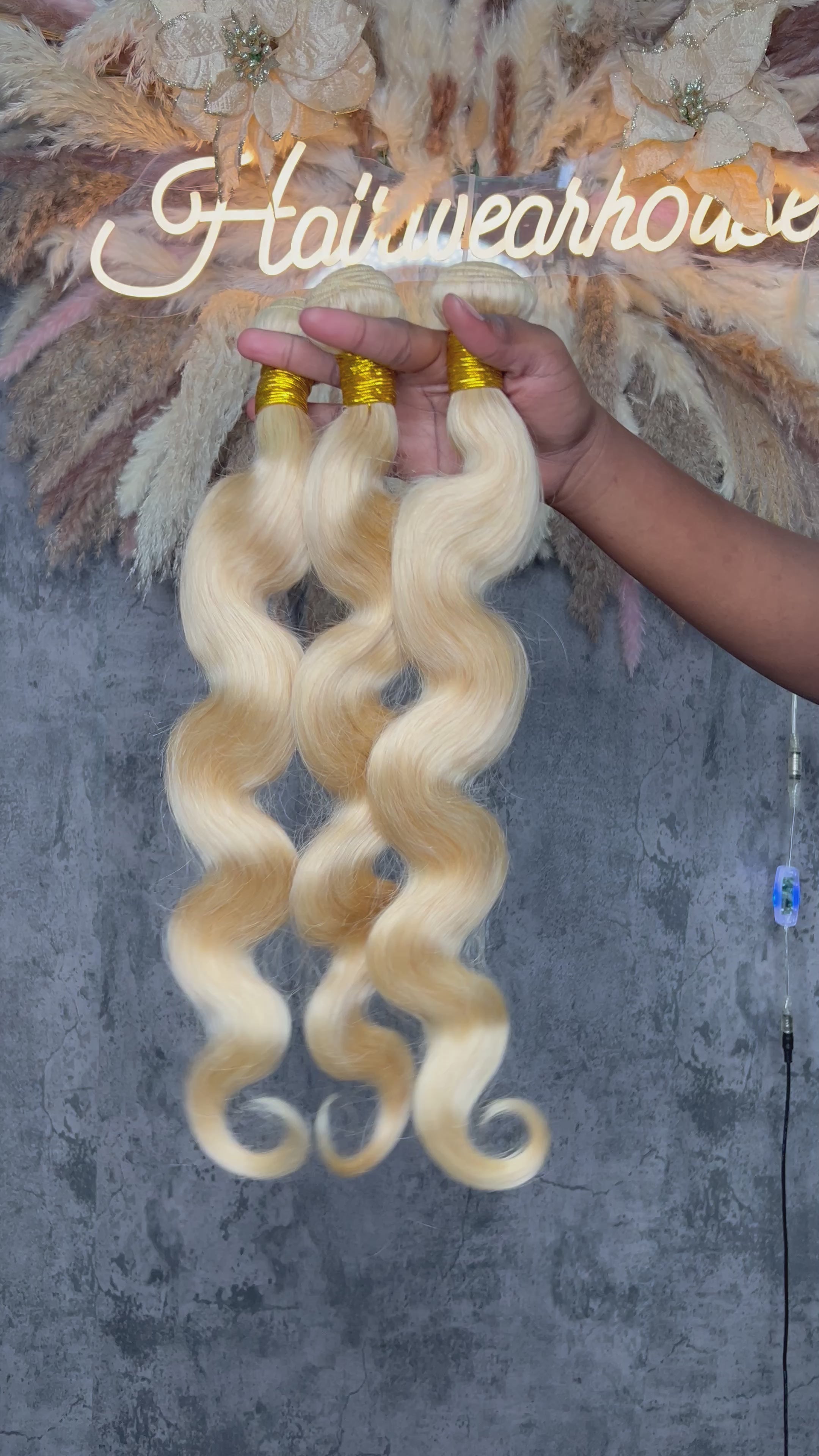 100% Blonde Human Body Wave Bundles – The Hair Wearhouse